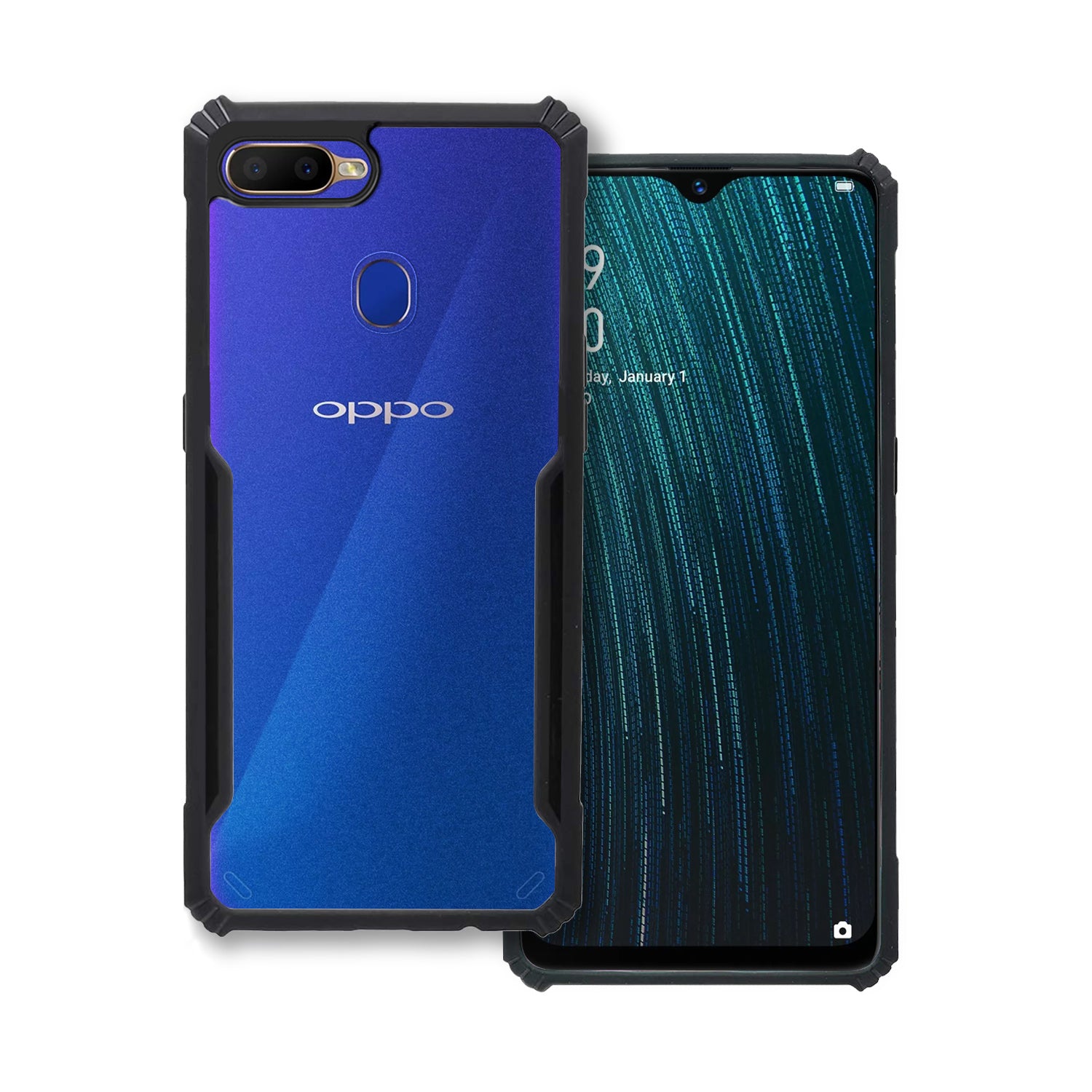 360 Degree Protection Back Cover For Oppo A5s – Caseflea