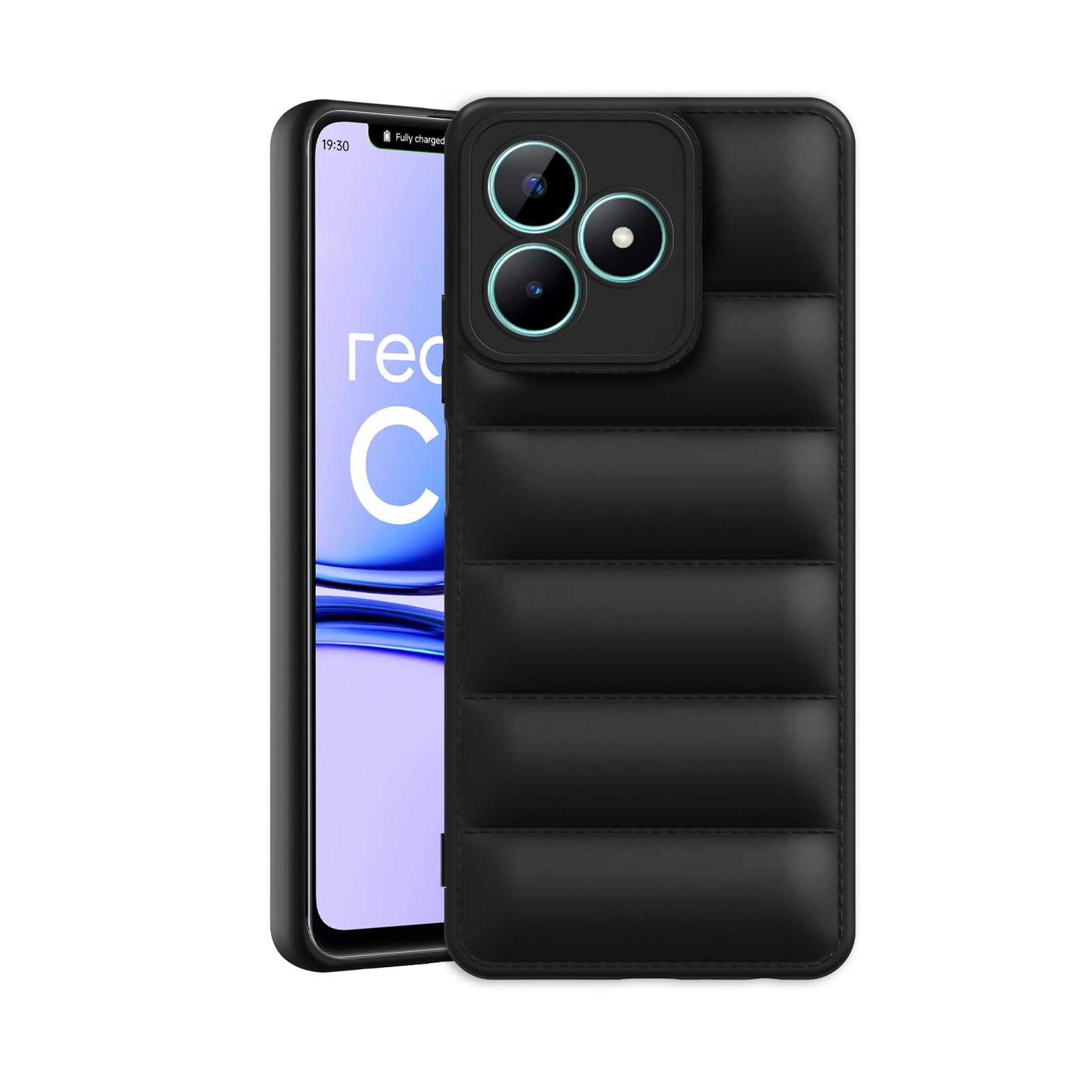 Puffer Back Cover for Realme C53 – Caseflea