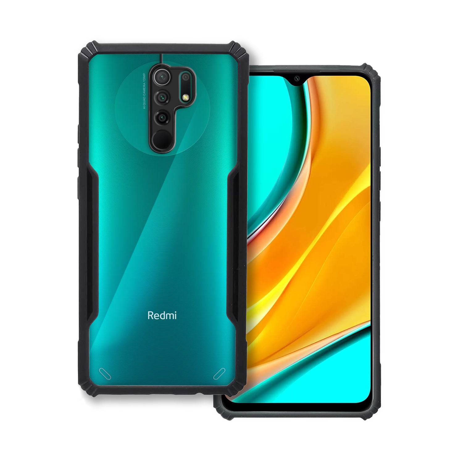360 Degree Protection Back Cover For Redmi 9 Prime – Caseflea