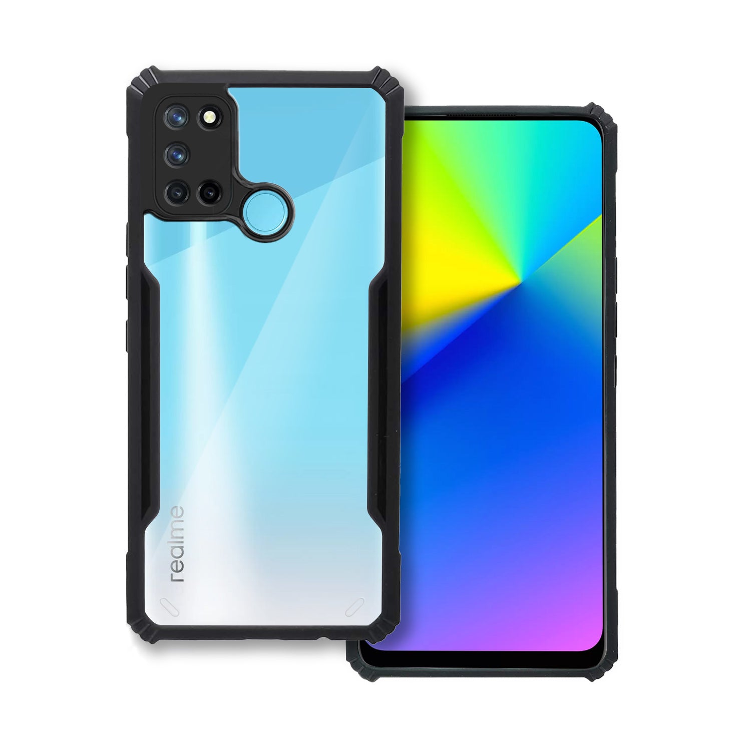 360 Degree Protection Back Cover For Realme 7i – Caseflea