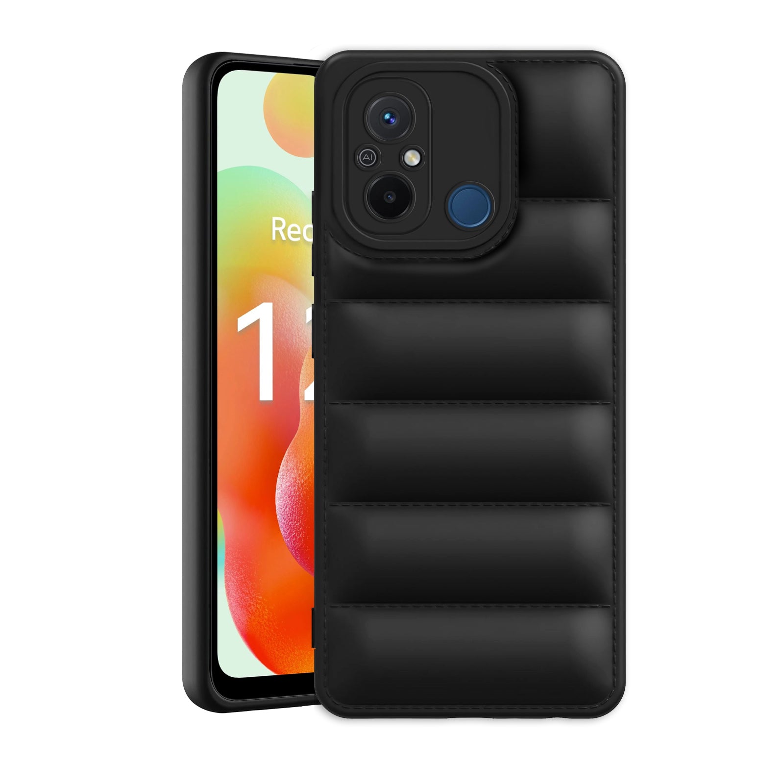 Puffer Back Cover for Redmi 12C – Caseflea